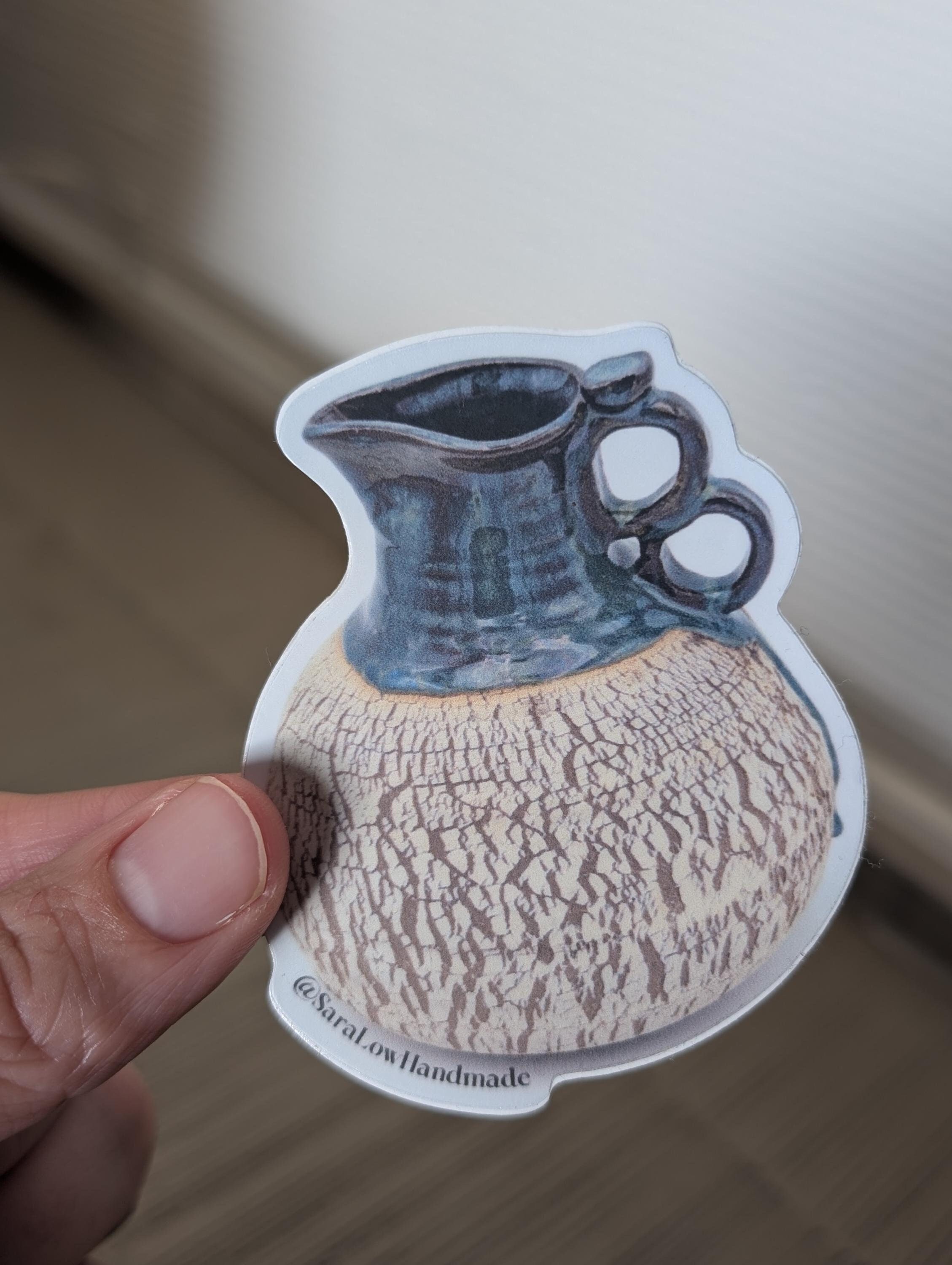 Crackle Vase Sticker | Pottery Sticker | Ceramic Sticker | Pottery ...