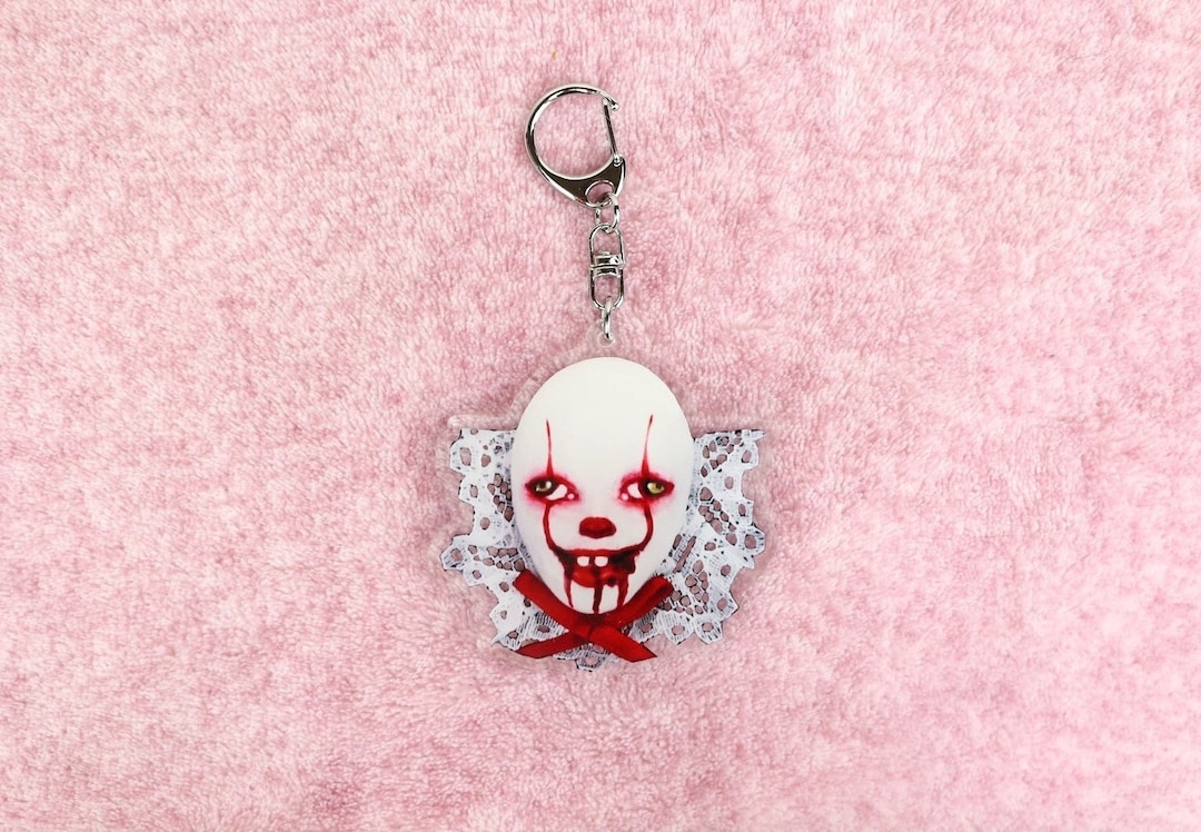 Pennywise IT Clownface Keychain - Etsy