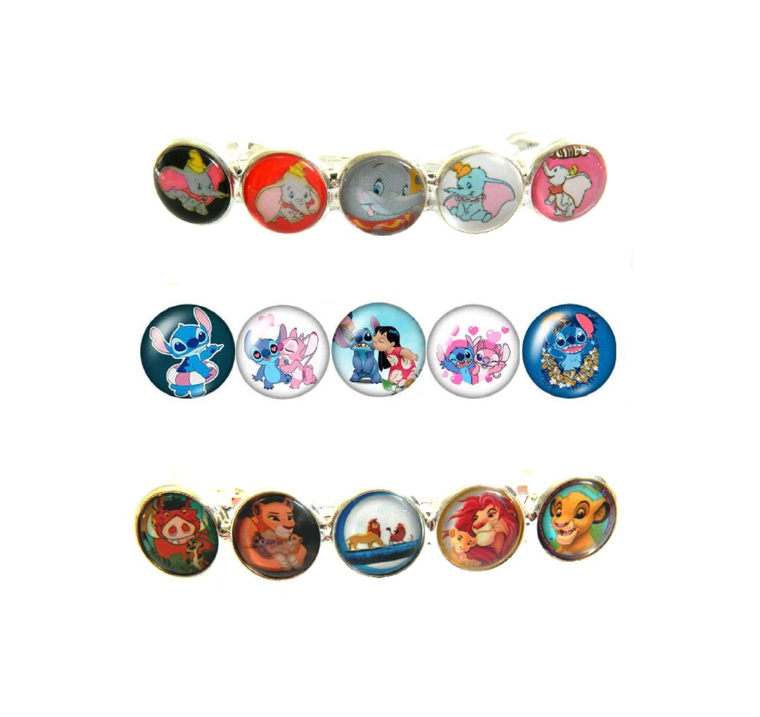 Lion King Dumbo Bambi up Walle Stitch Pocahontas Glass Cabochon Disney ...