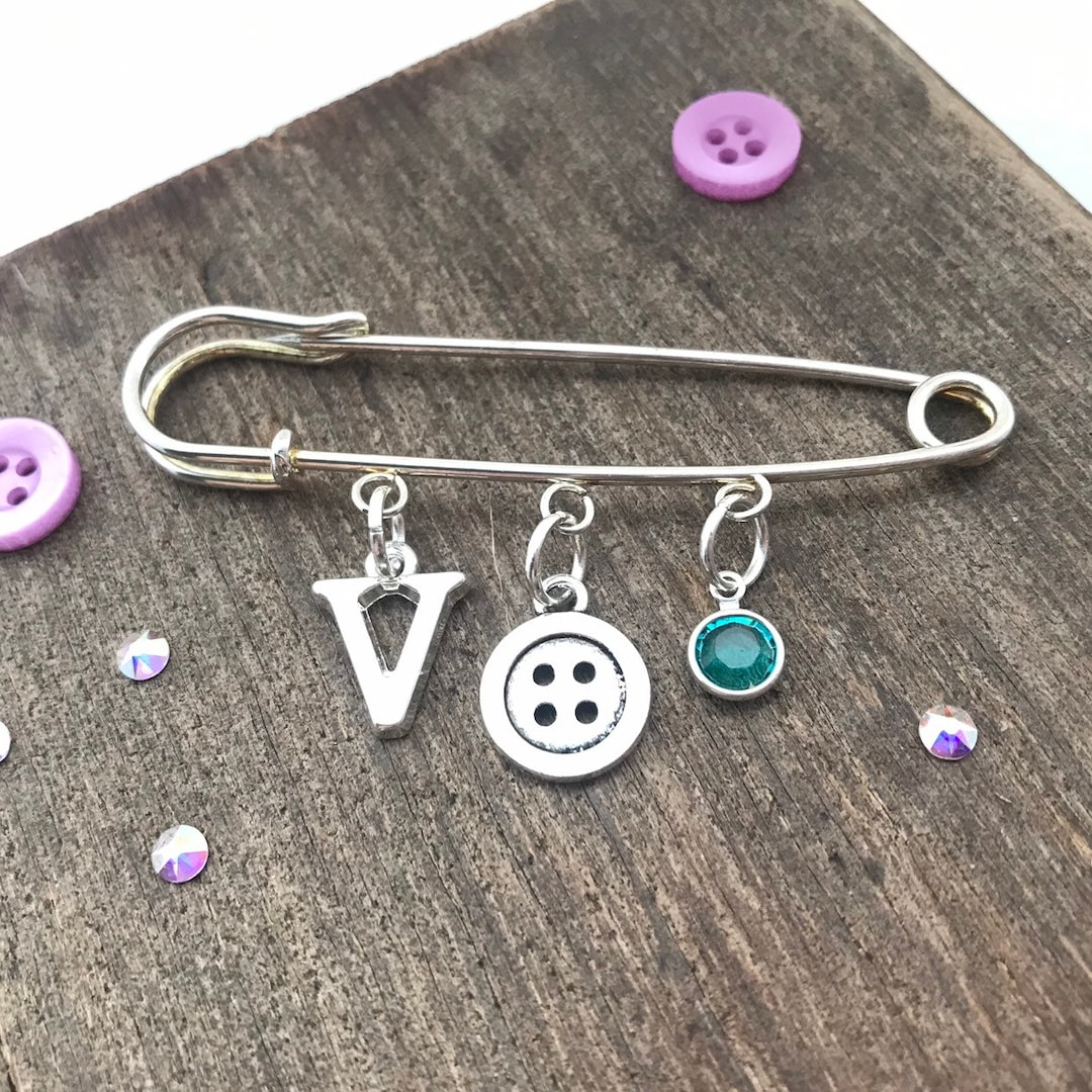 Broche de botón, alfileres de botón, amuletos de botón, broche ...