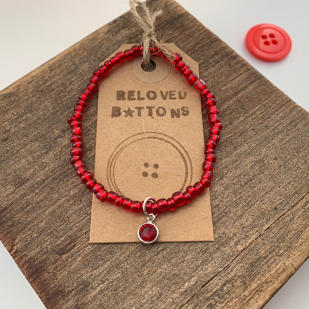 Red Protection Bracelet, Protection Bracelet, Red Bracelet, Red Bead ...