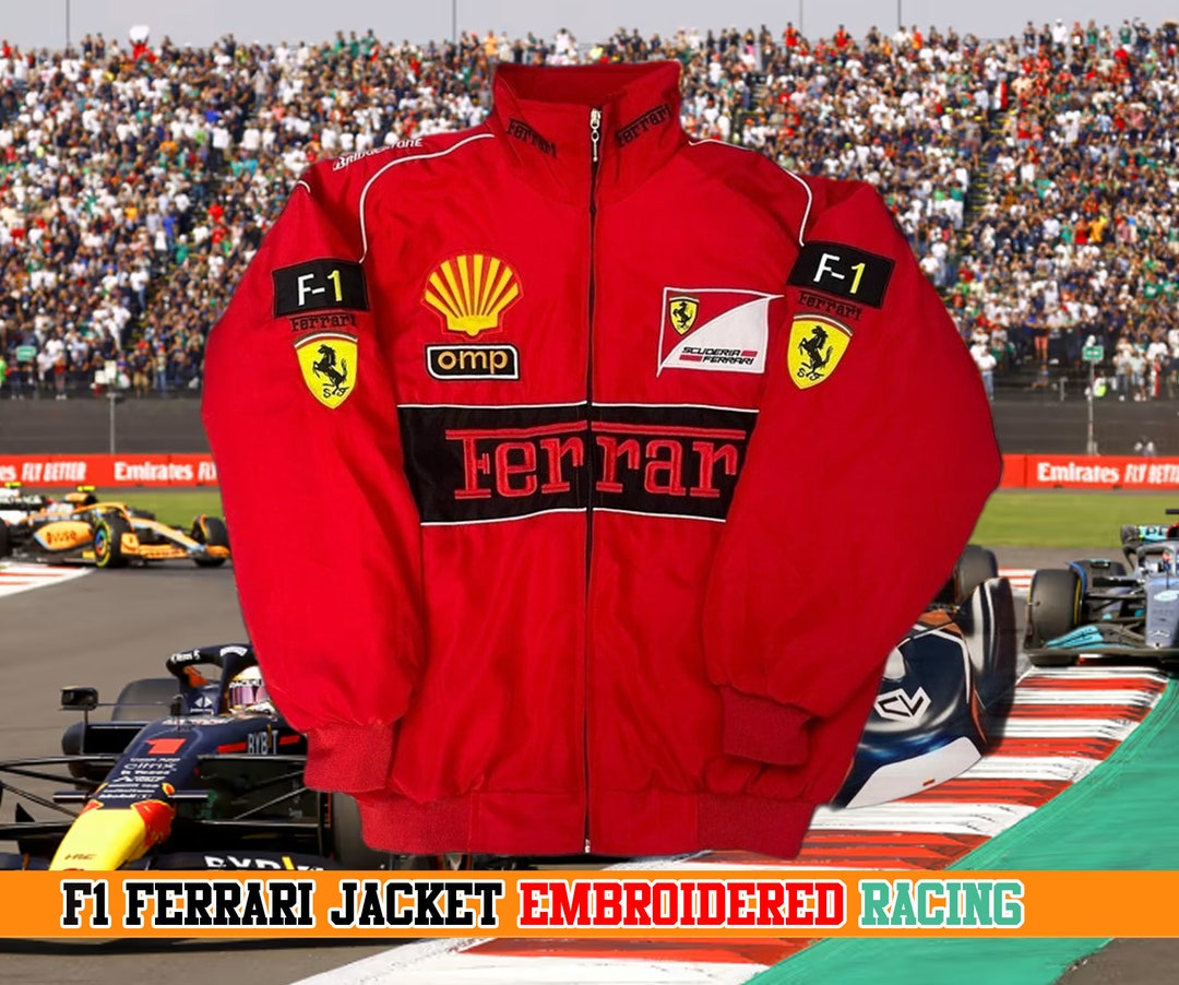 Jacket F1 Ferrari Racing-formula 1 Vintage Unisex-track Limited-rare ...