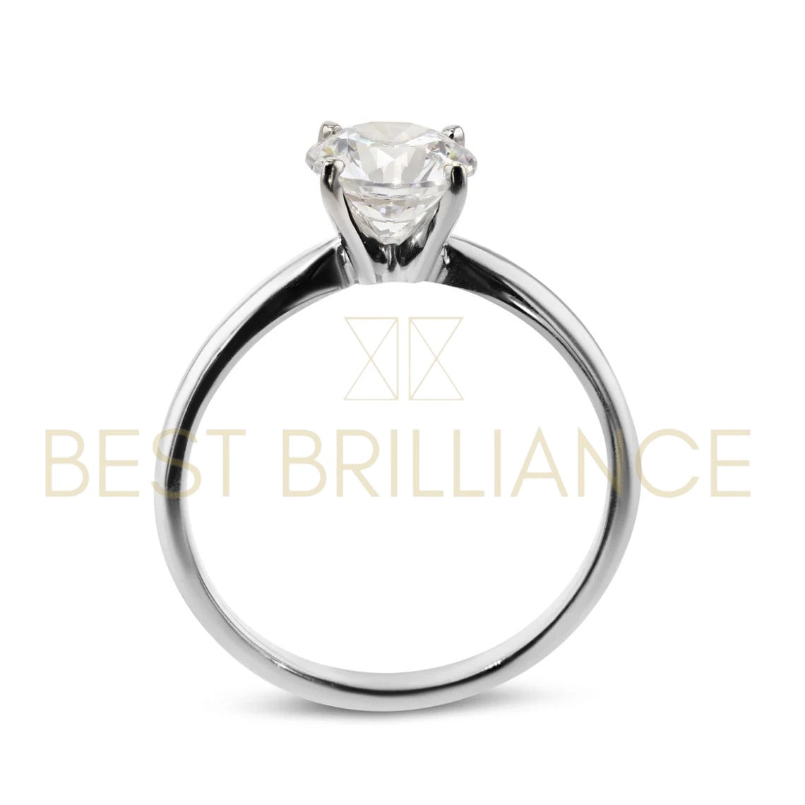 Diamond Engagement Ring 1.5 Carat Diamond Ring 14K White - Etsy