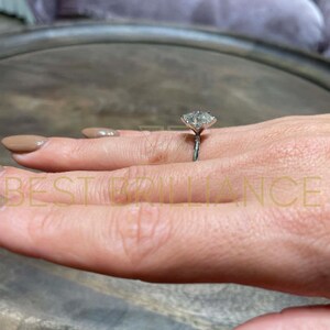 IGI Certified, 2 Carat Round Diamond Solitaire Engagement Ring, E Color ...