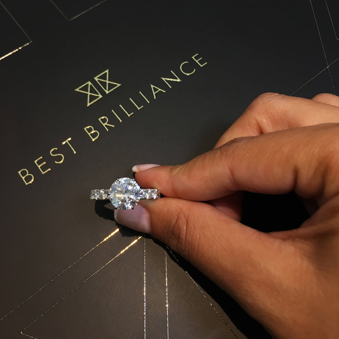 Diamond Engagement Ring 3 Carat Diamond Ring White Gold - Etsy