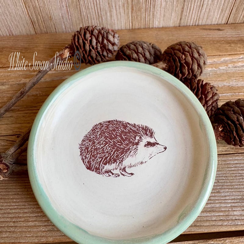 Hedgehog Plate - Etsy