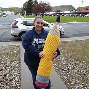 Giant Pencil Pillow Crochet Pattern - Etsy