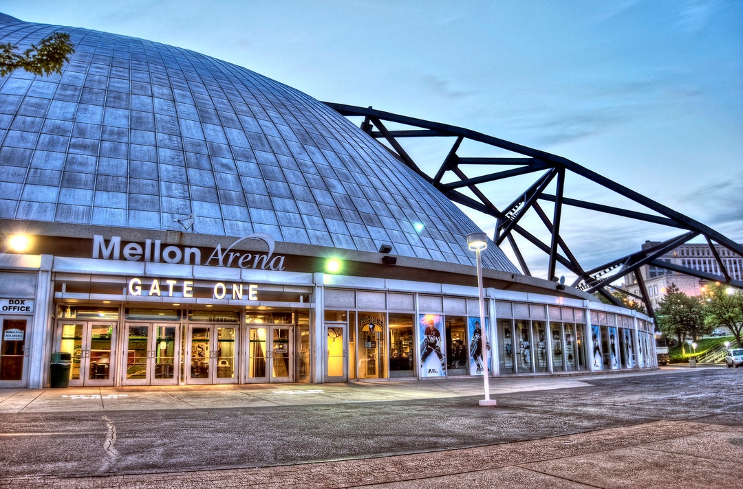 Gate One of the Civic Arena (mellon Arena) - Pittsburgh Skyline ...