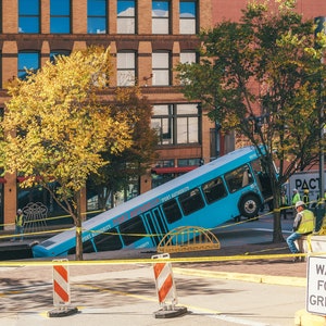 Pittsburgh Sinkhole Bus Various Prints - Etsy