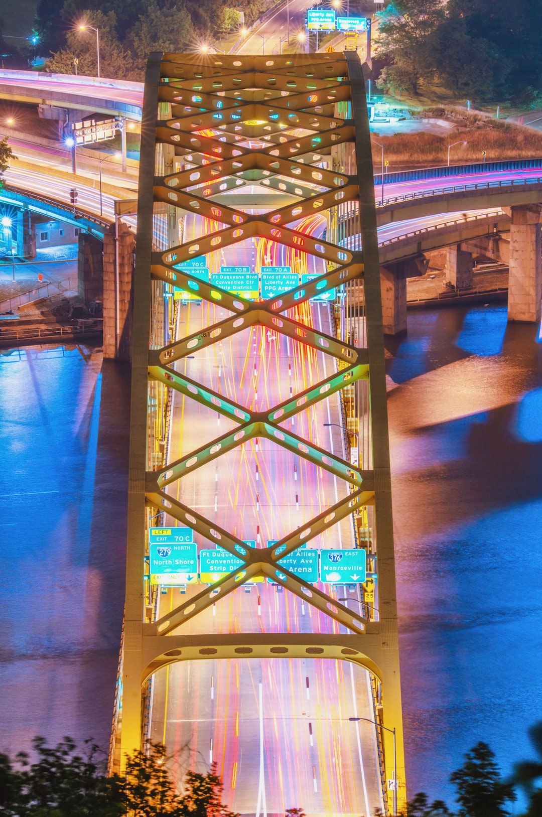 A Unique View of the Ft. Pitt Bridge - Pittsburgh Prints - Various ...