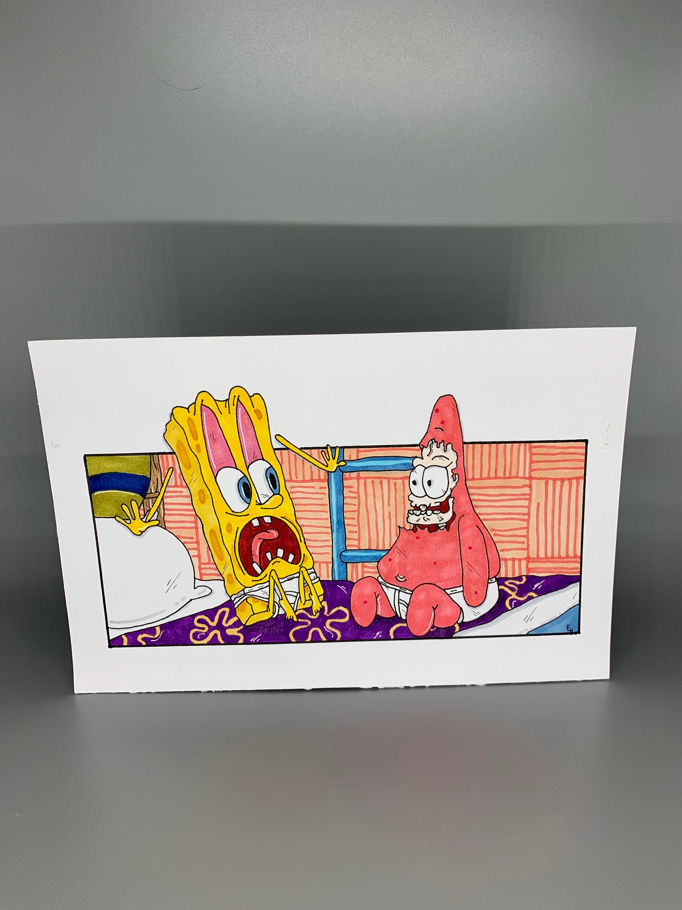 Spongebob Scared Face Cut Out