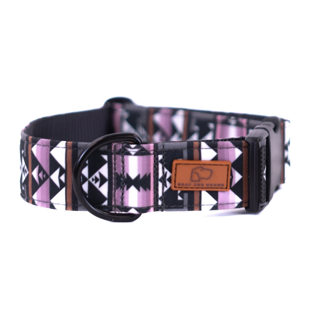Amethyst Geo Dog Collar Aztec Dog Collar for Adventure Dogs - Etsy