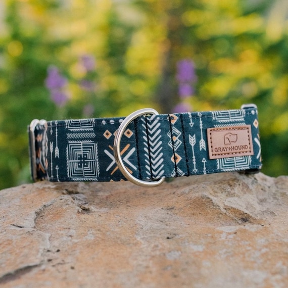 Mud Cloth Dog Collar Black Dog Collar Aztec Dog Collar - Etsy