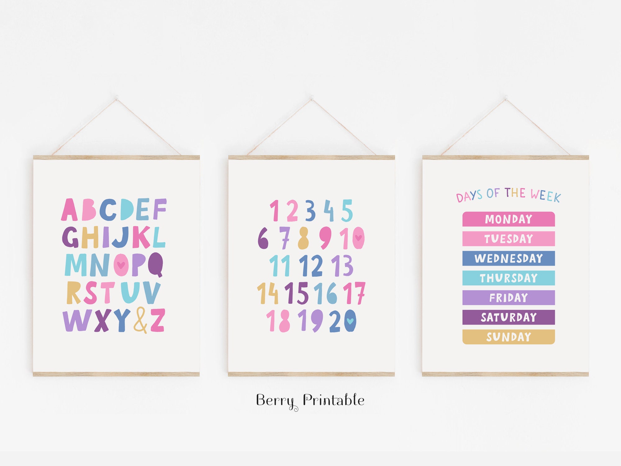 Playroom Printable Wall Art, Classroom Poster, Educational Print ...