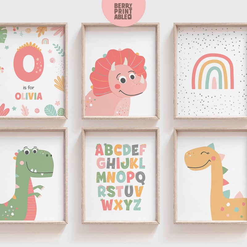 Girl Dinosaur Room - Etsy