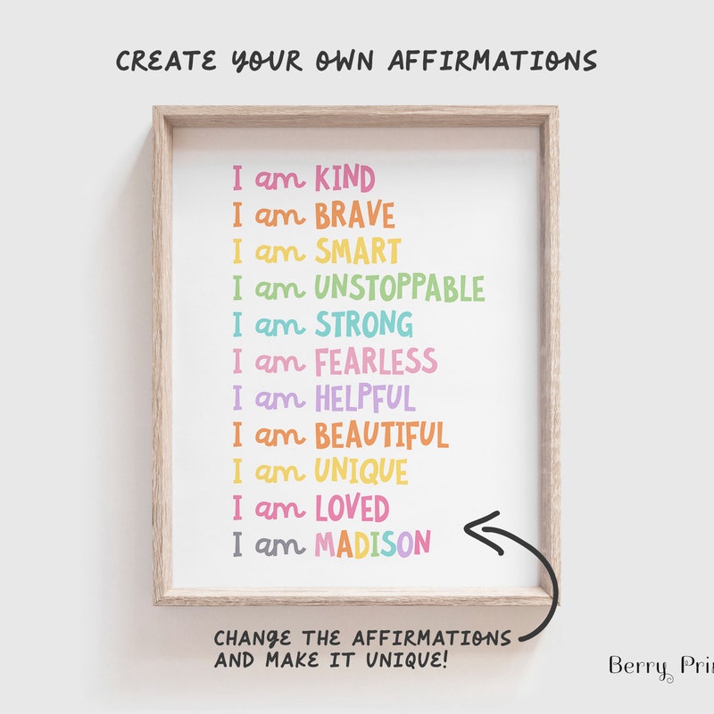 Affirmation Sign - Etsy