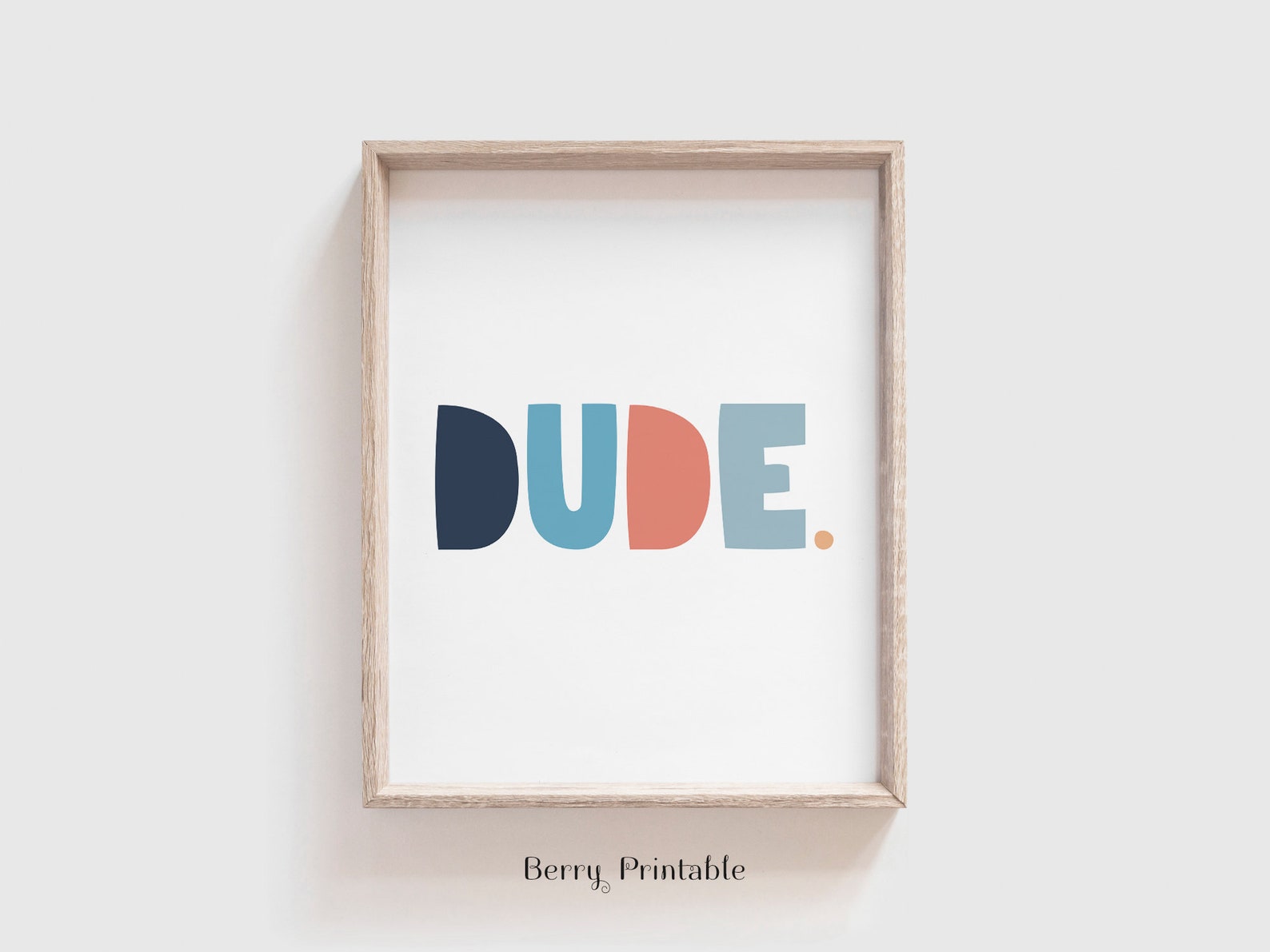 Bro Dude Print Brothers Printable Art Boys Bedroom Decor | Etsy