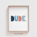 Bro Dude Print - Brothers Printable Art - Boys Bedroom Decor - Kids ...