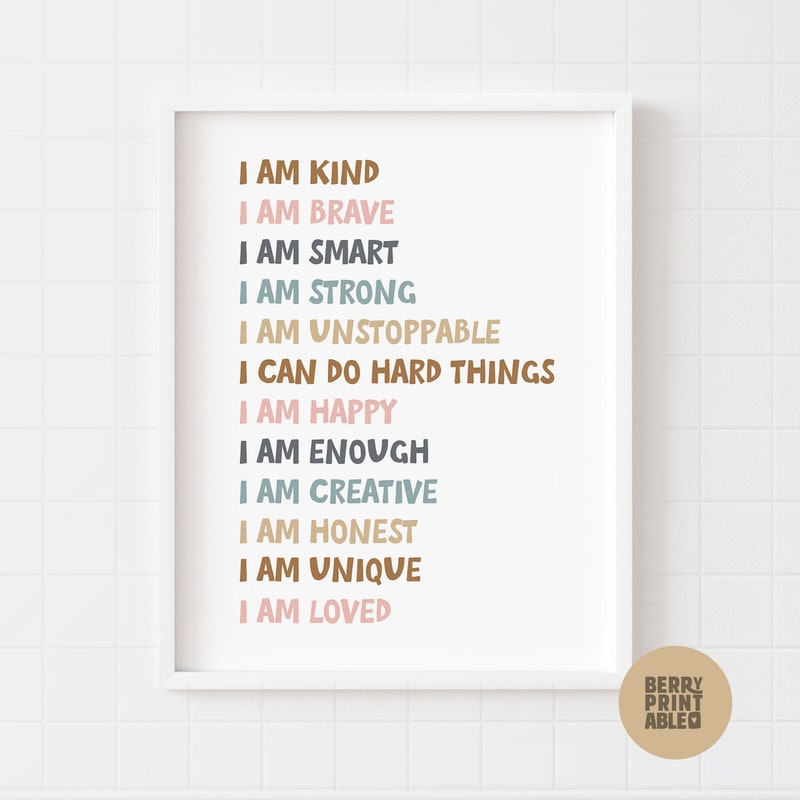 Affirmation Sign - Etsy