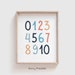 Playroom Wall Art, Alphabet Printable, Numbers Poster, Boys Bedroom ...