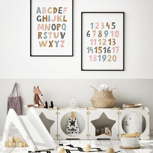 Neutral Classroom Decor Set of 6, Kids Playroom, My Feelings Poster ...