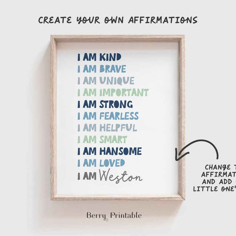 Affirmation Sign - Etsy