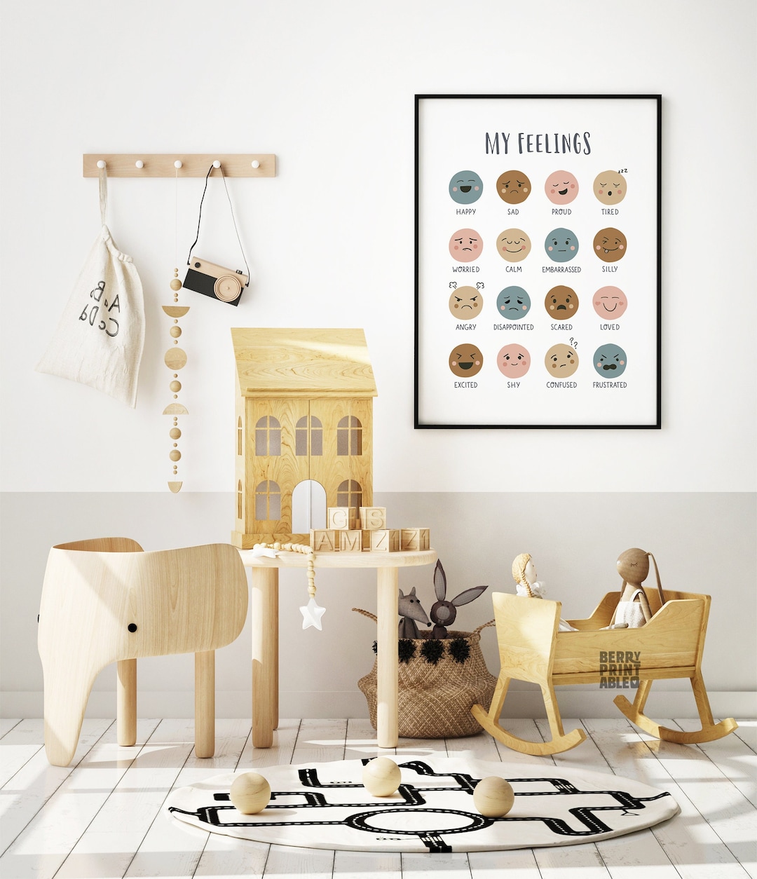 Neutral Feelings Printable Chart, Emotions Poster, Montessori ...