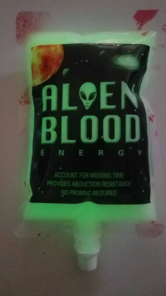 Alien Blood Body Wash Shower Gel. Glow in the dark. 8.5 oz. | Etsy