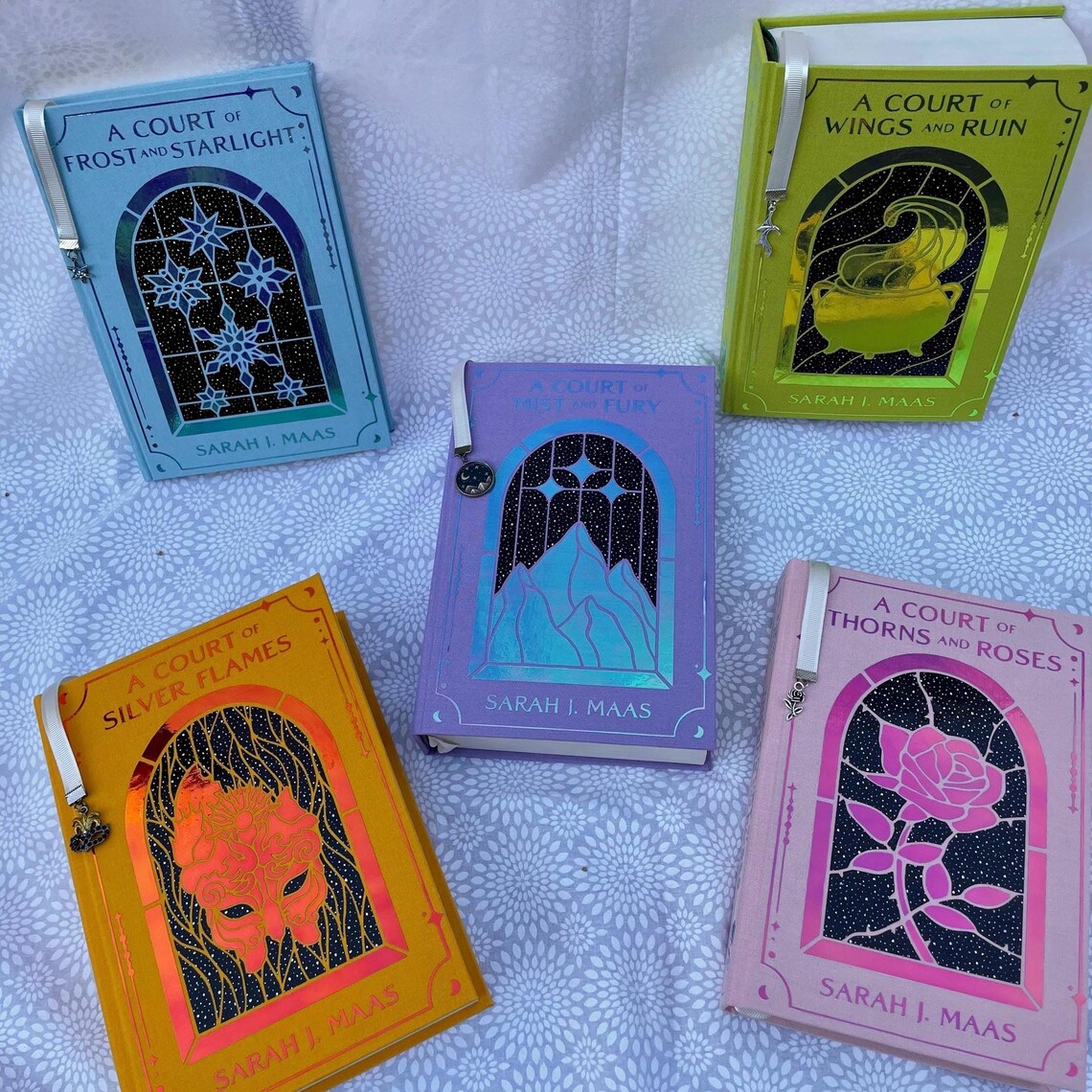 MADE TO ORDER | A Court of Thorns and Roses-full Series | Custom Bound ...