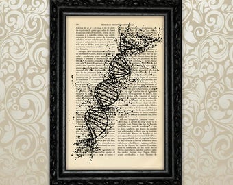 Caffeine Molecule Art Print Coffee Book Art Caffeine Art | Etsy