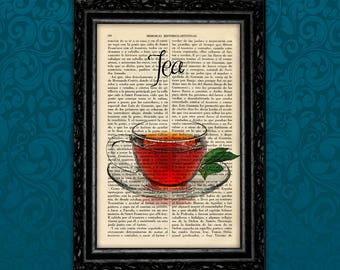 Tea art | Etsy