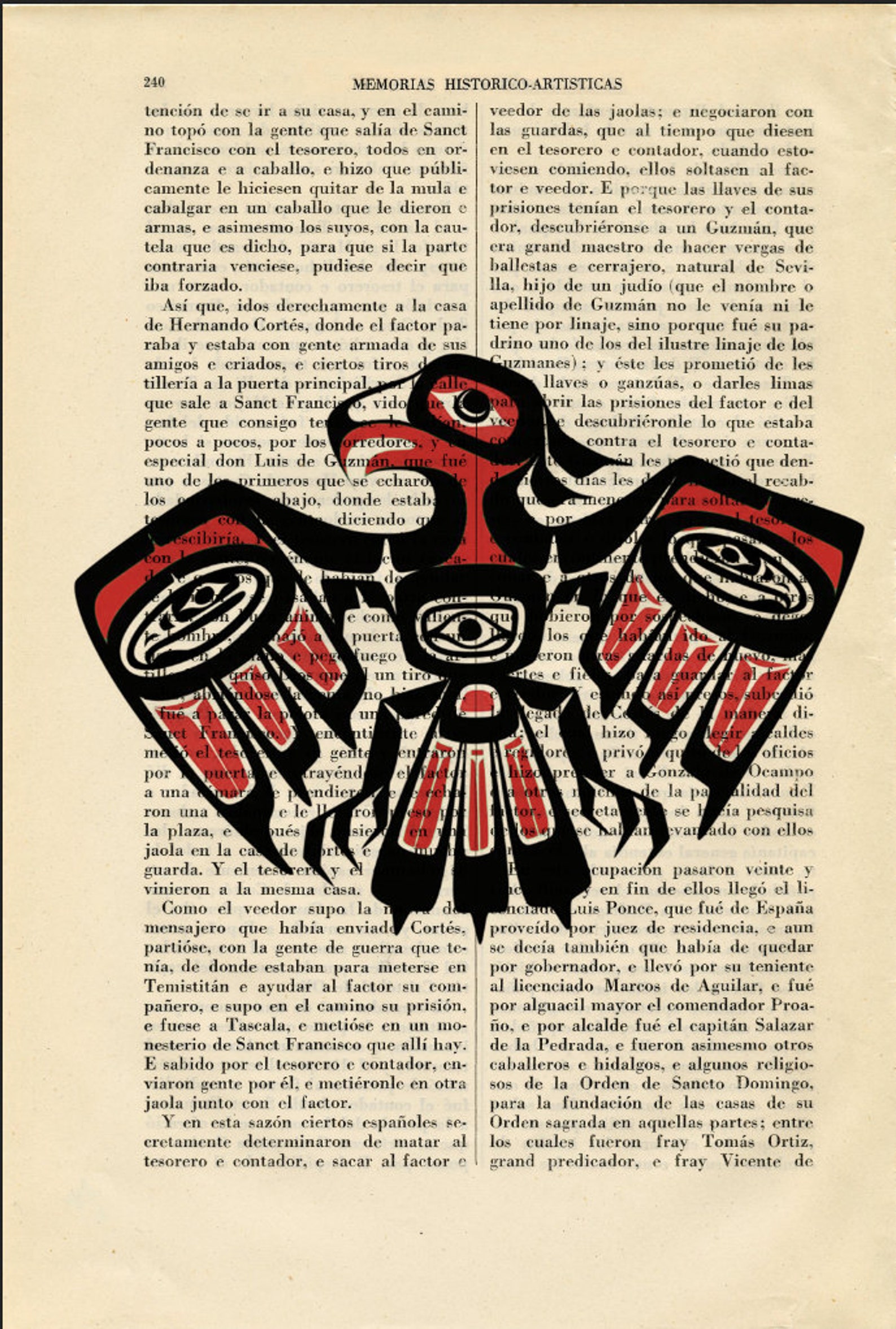 Native American Art Eagle Dictionary Art Print Totem Tribal - Etsy