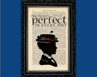 Practically Perfect Mary Poppins Print - Etsy
