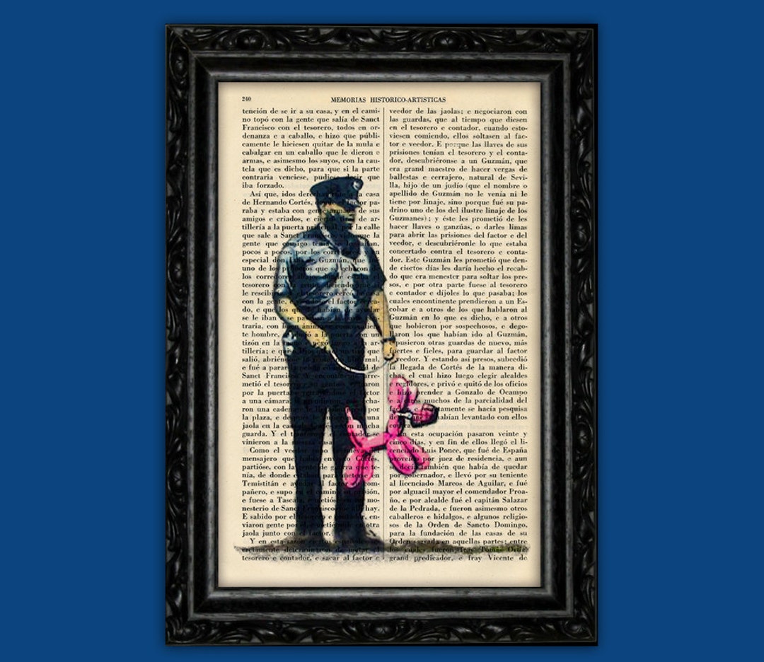 Banksy Street Art Print Banksy Police and Dog Street Art Stencils ...