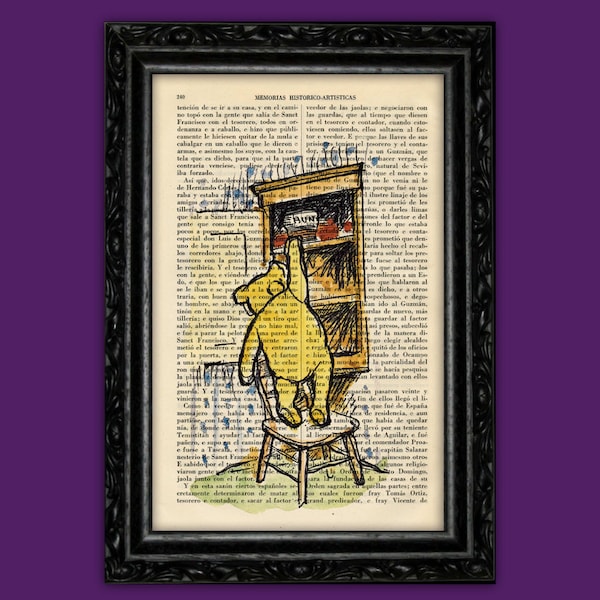 Antique Winnie the Pooh Bear - Etsy