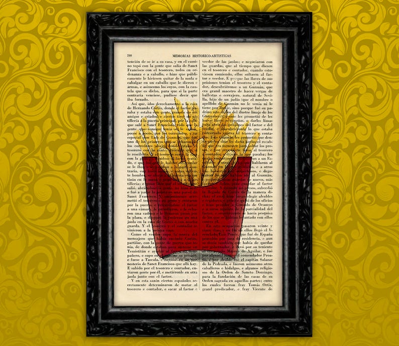 French Fries Art Print Potatoes Fast Food Vintage Kitchen | Etsy