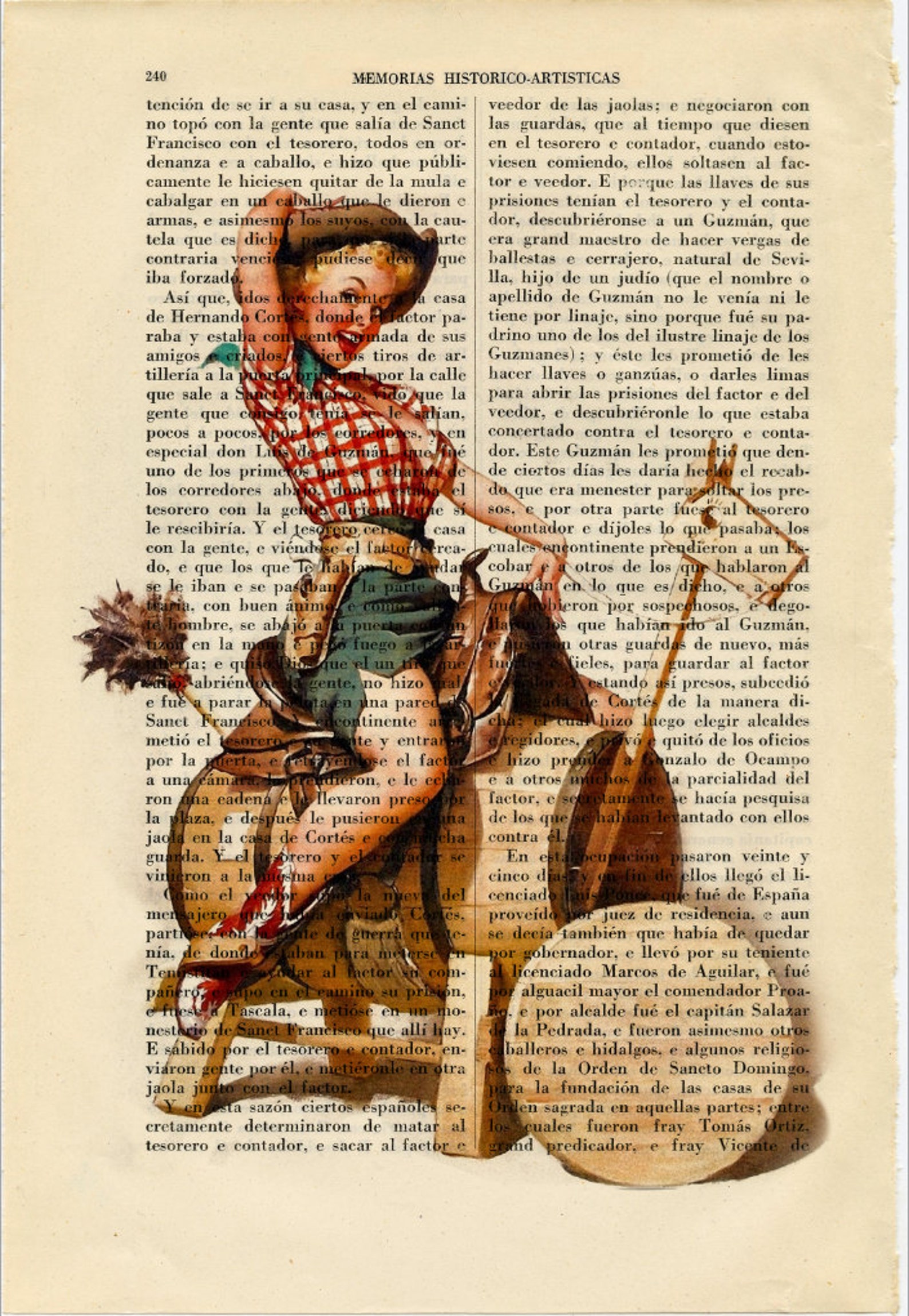 Vintage Pin up Cowgirl Art Print Burlesque Poster Book Art Men | Etsy