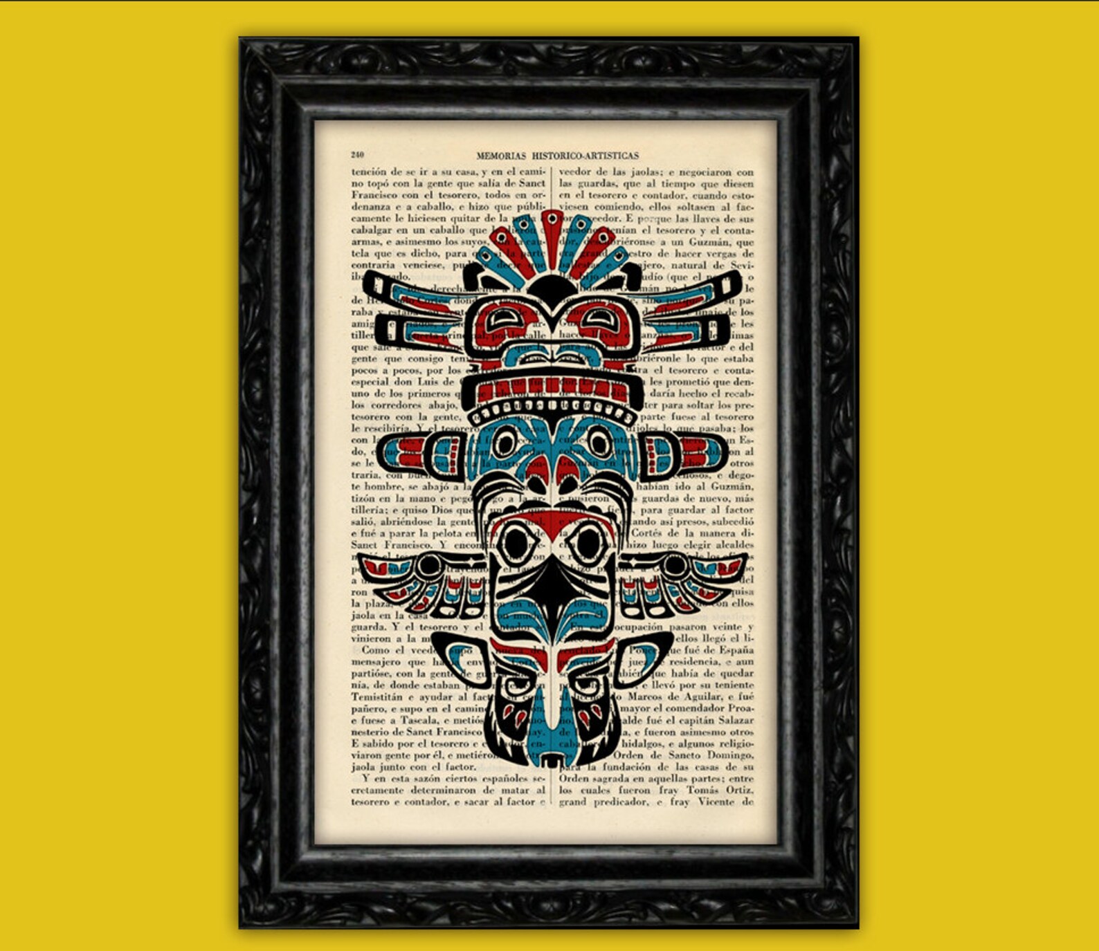 Native American Art Animal Totem Dictionary Art Print Tribal Symbols ...
