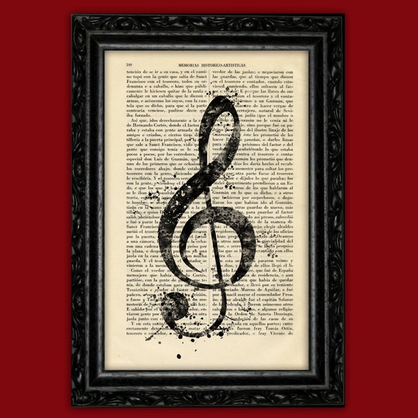 Treble Clef Bass - Etsy
