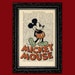 Mickey Mouse Art Print Vintage Mickey Old Mickey Poster Book Art ...