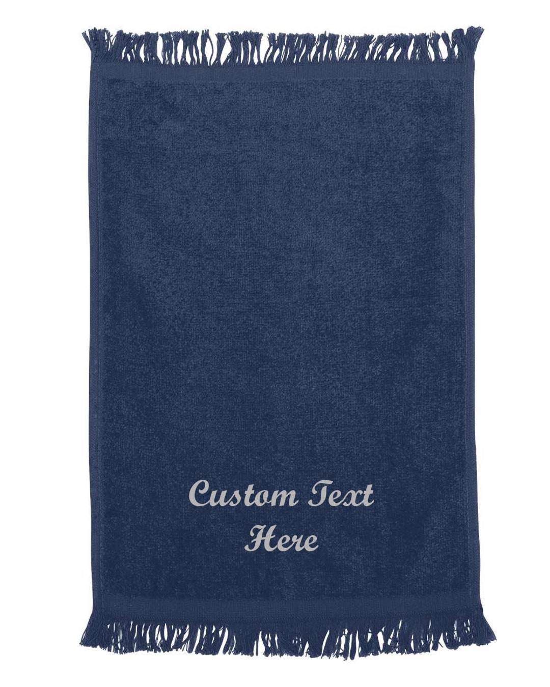 Personalized Custom Embroidered Fringe Hand Towel - Etsy