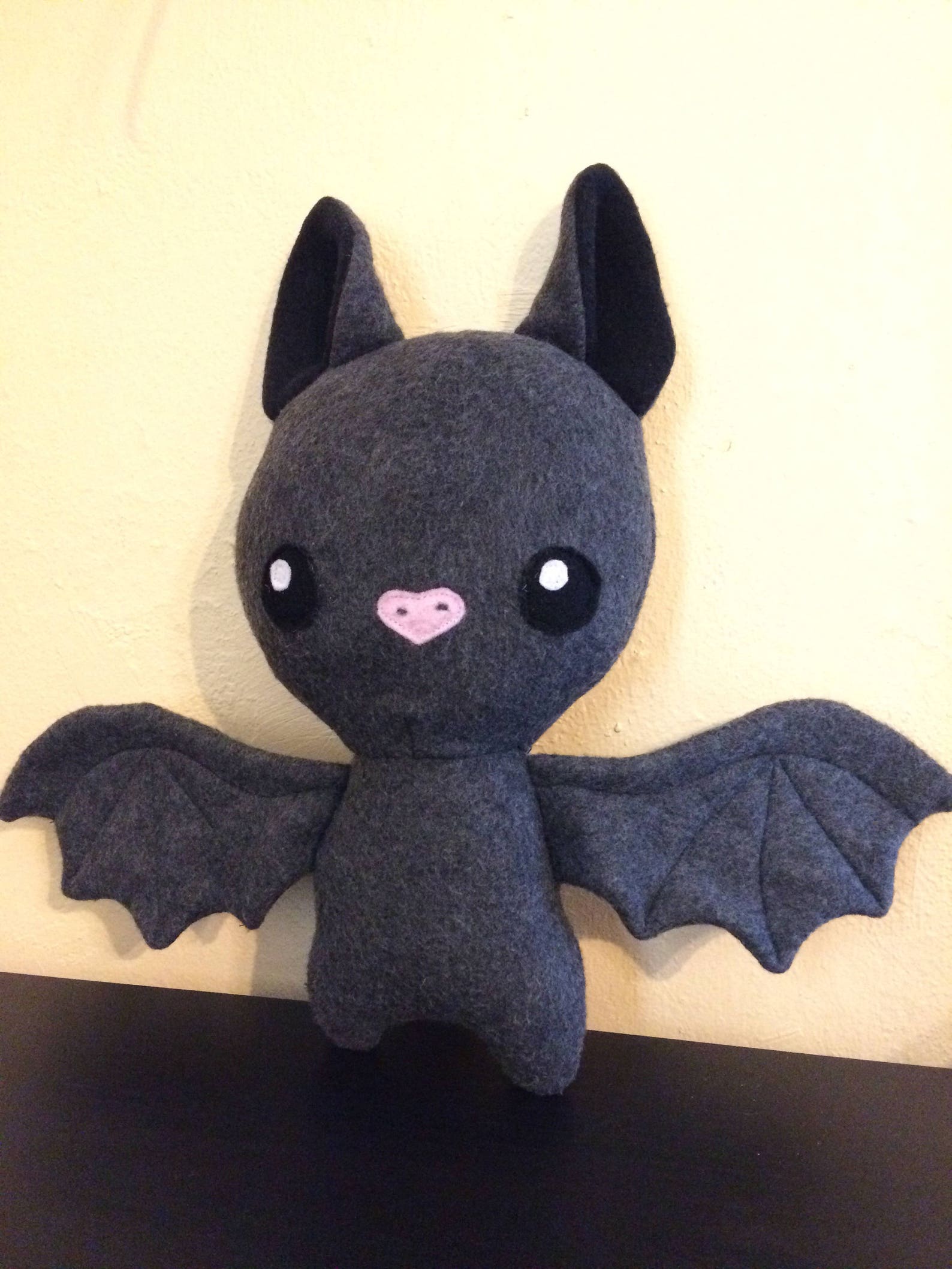 Stuffed bat plushie cute custom stuffed bat | Etsy