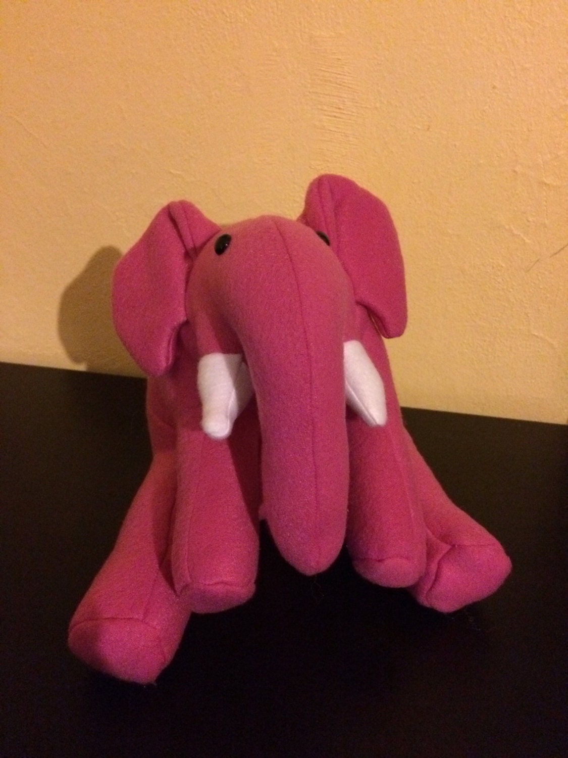 Pink Stuffed Elephant Plushie/nursery Decor | Etsy