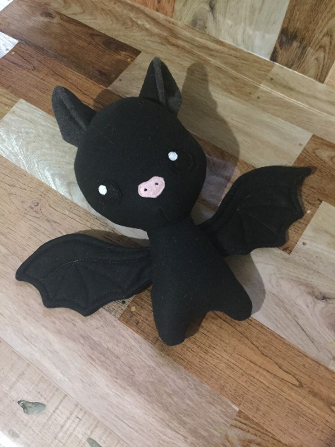 Stuffed Black Bat, Stuffed Bat Plushie,bat Decor - Etsy