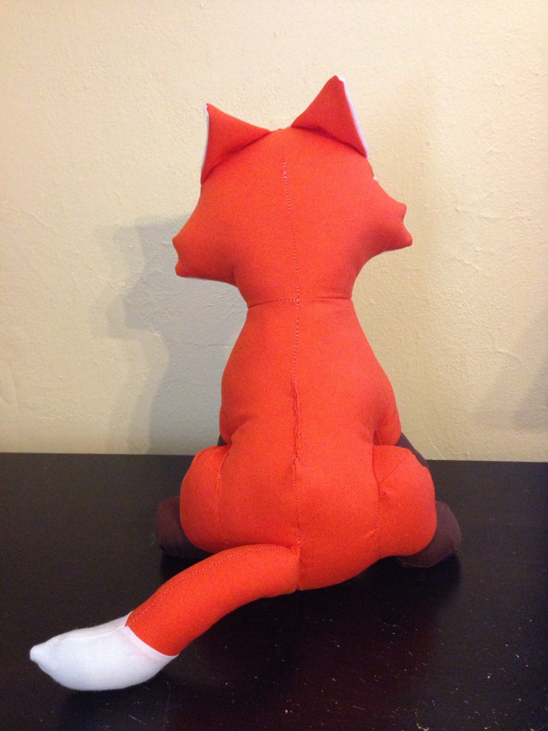 Made to order Solid orange stuffed fox/nursery decor/woodland | Etsy