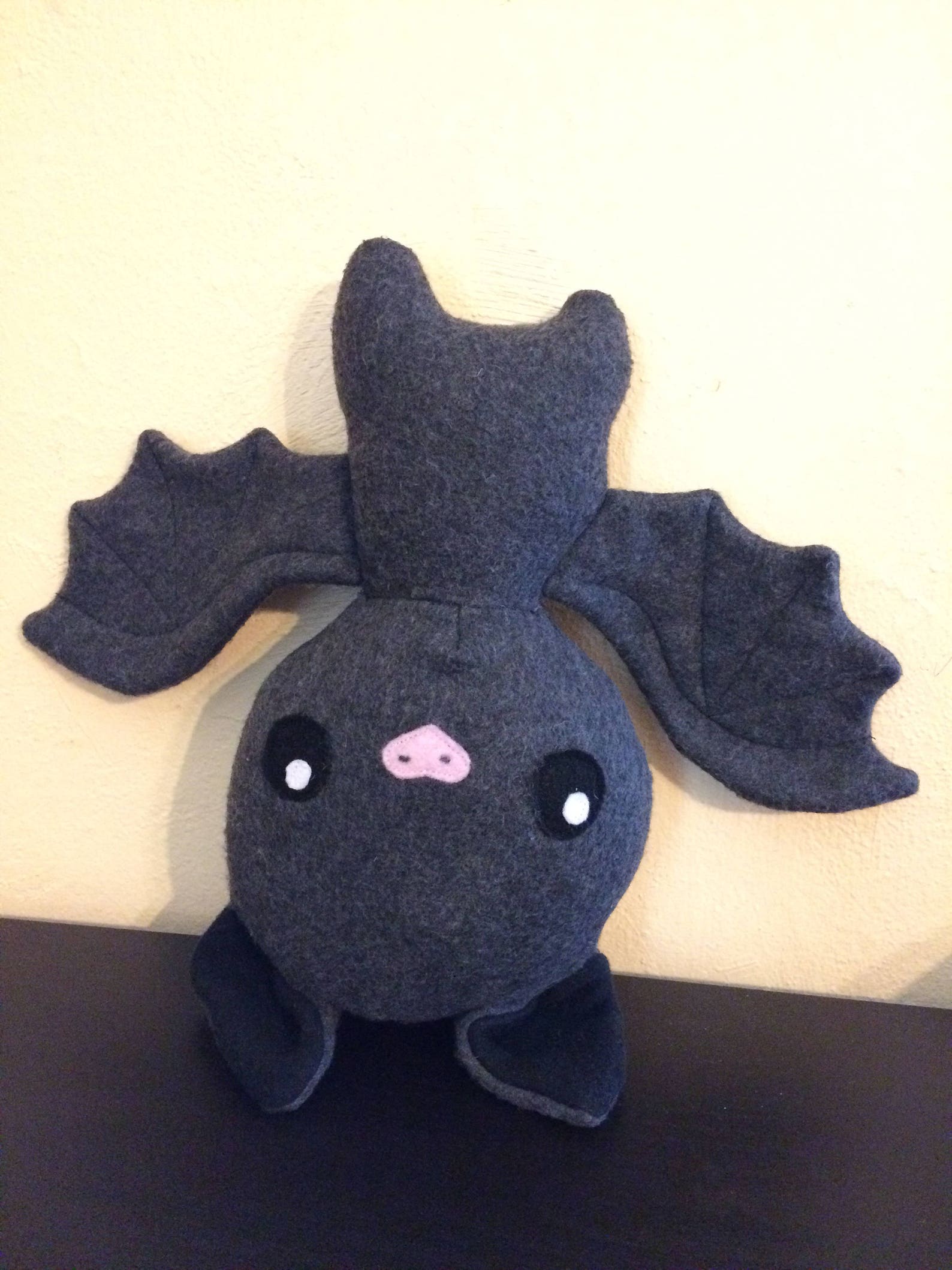 Stuffed Bat Plushie Cute Custom Stuffed Bat - Etsy