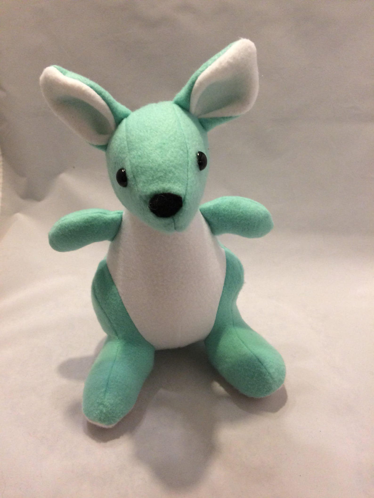 Mint Green Stuffed Kangaroo - Etsy