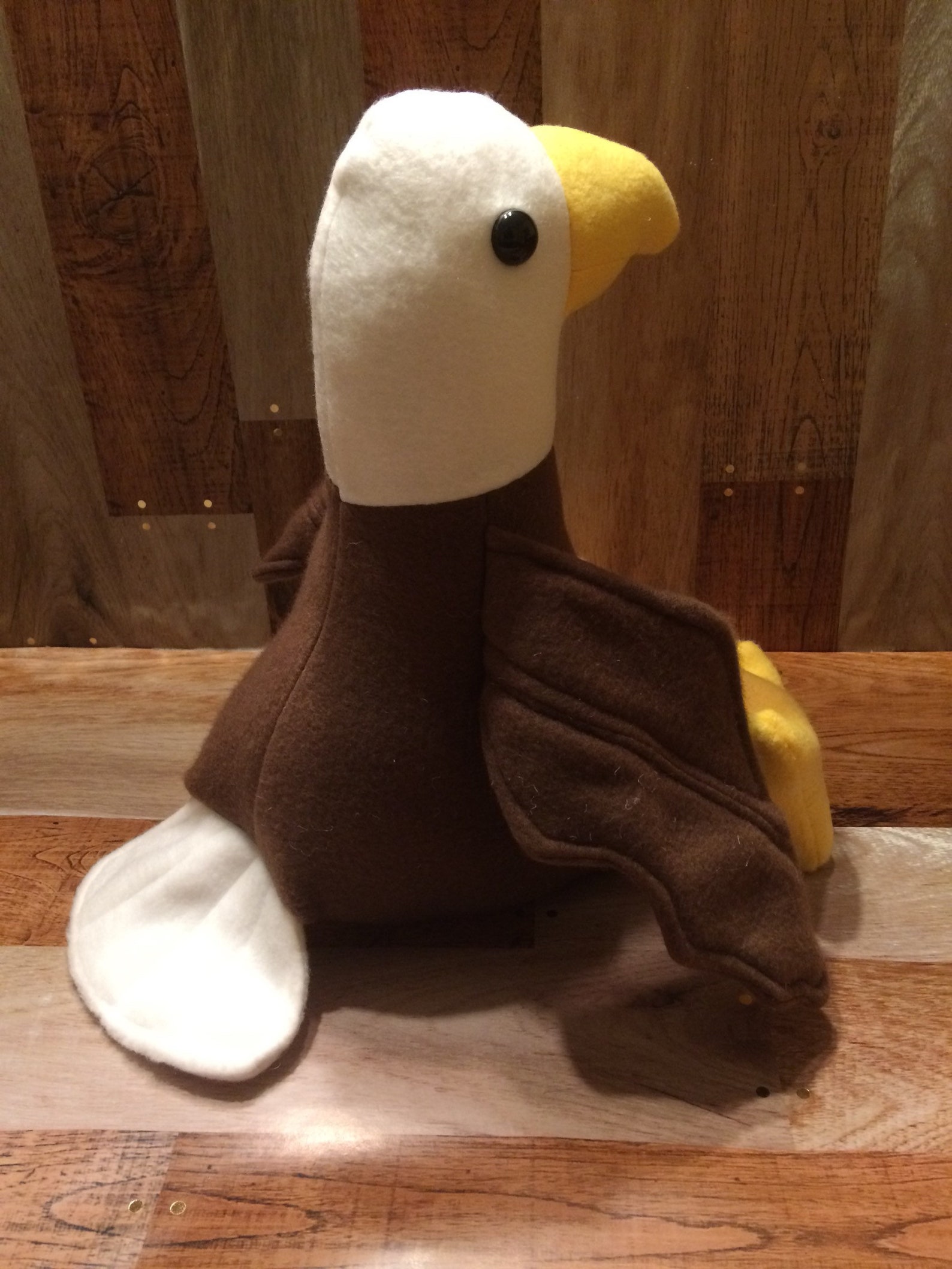 Made to order Fleece plush stuffed bald eagle/american eagle | Etsy