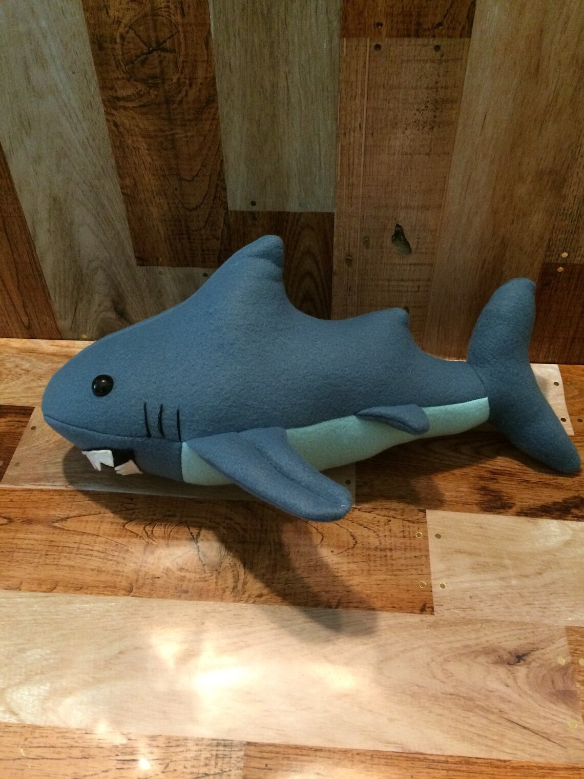 Shark Plushie,blue Stuffed Shark, Shark Toy,shark Softie - Etsy