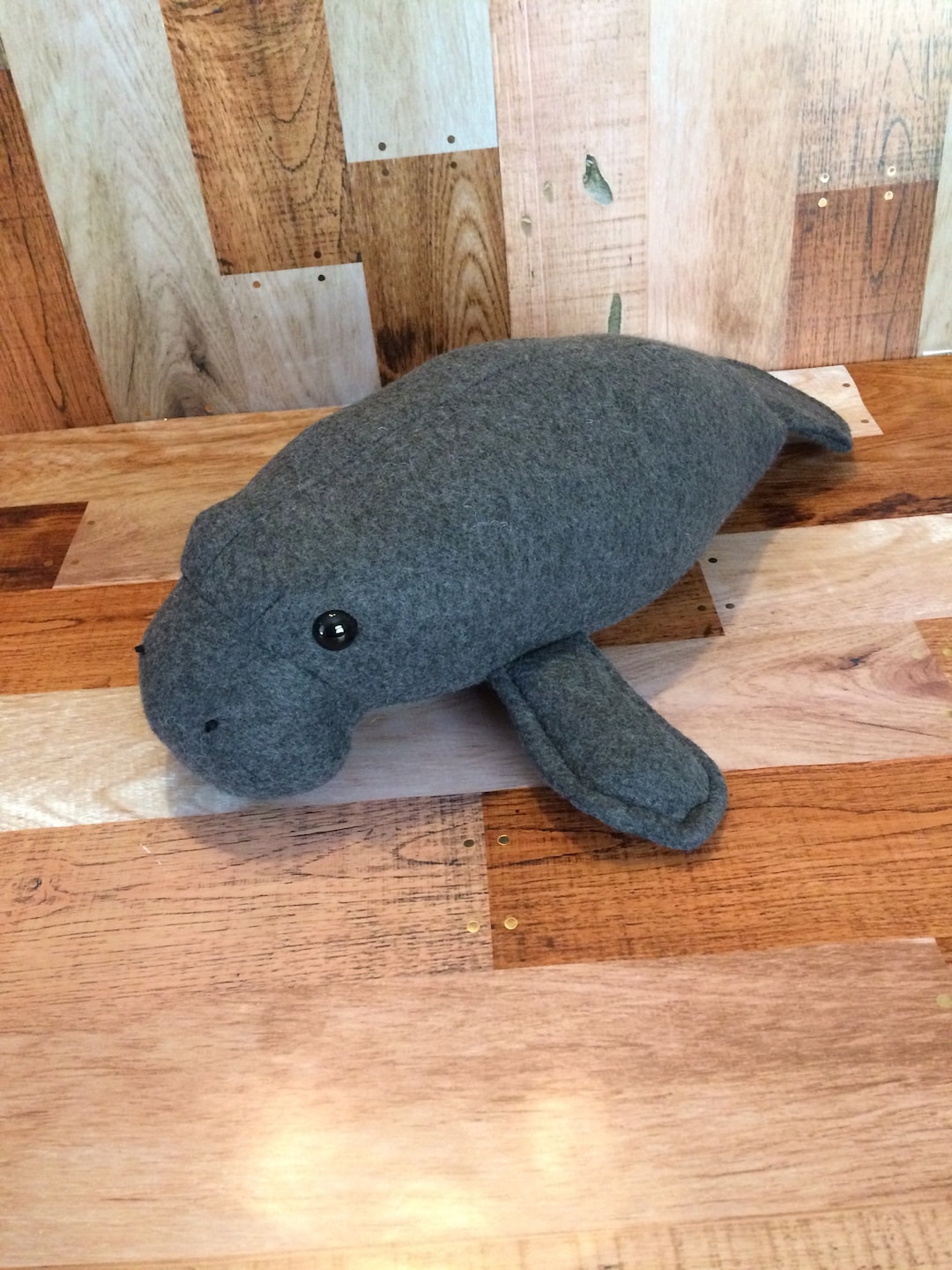 Sale! Stuffed Manatee,manatee Toy, Sea Cow.dugong, Sea Animal, Dark ...